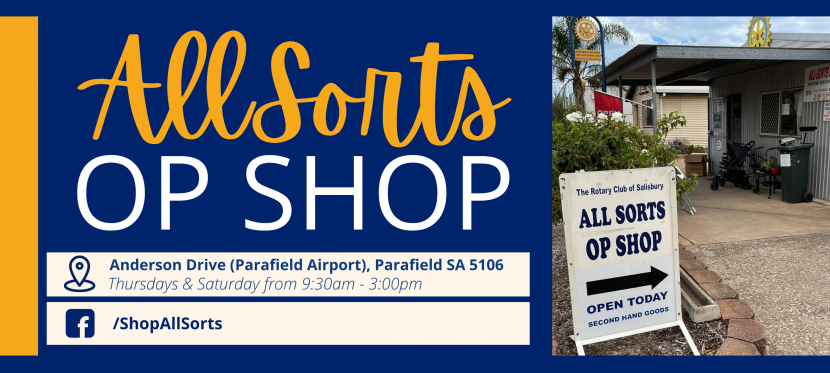 AllSorts Op Shop – Rotary Club of Salisbury \(SA\)